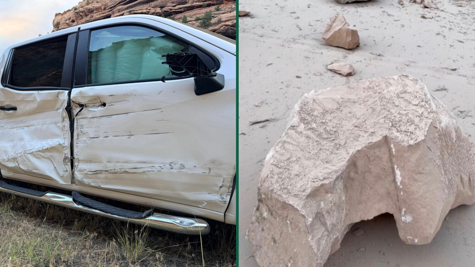 Colorado Man’s Truck Was Hit by a Rock Slide, and They Both Kept on ...