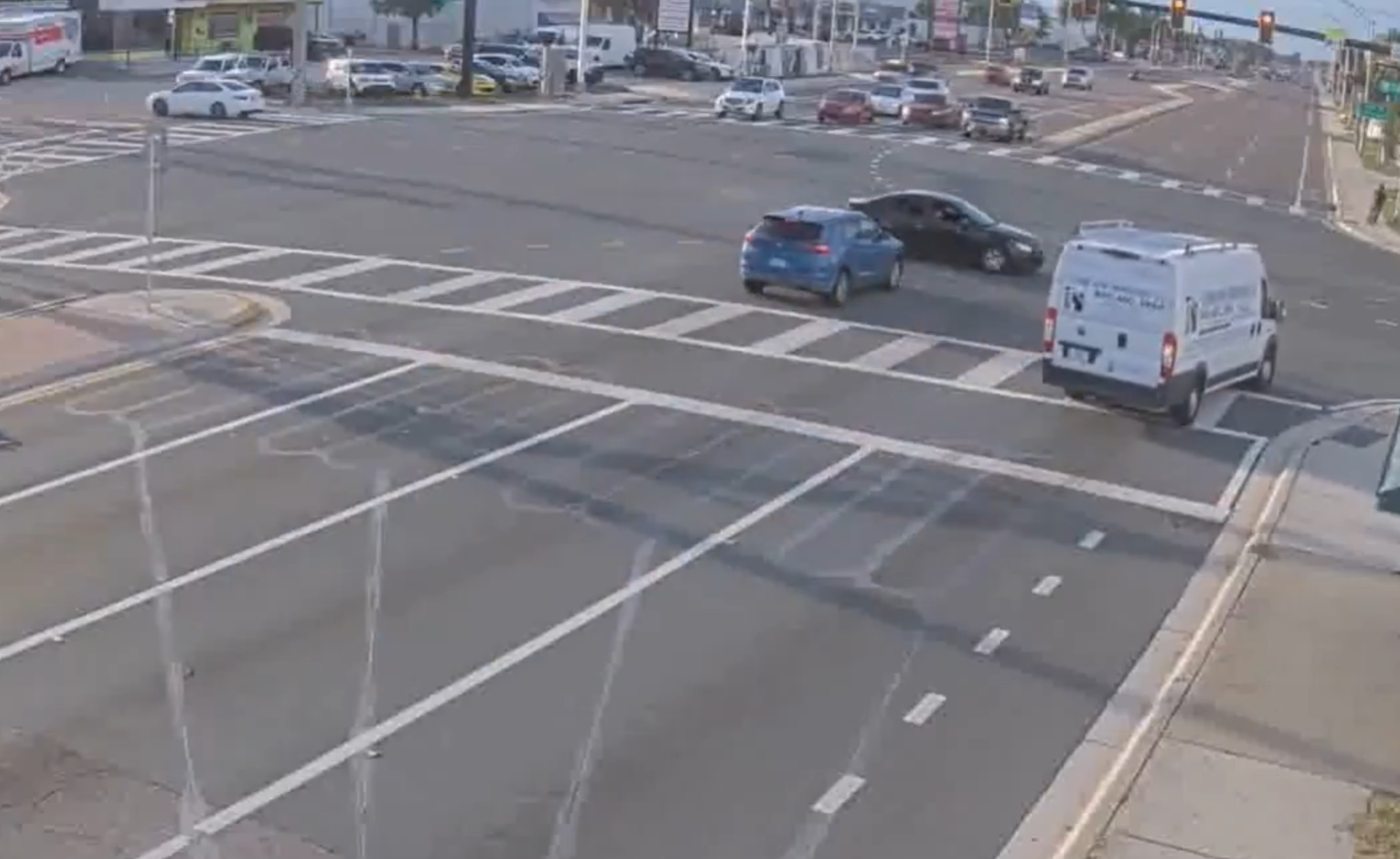 Video Catches Driver Blowing a Red Light at Full Speed, Nearly Ending ...