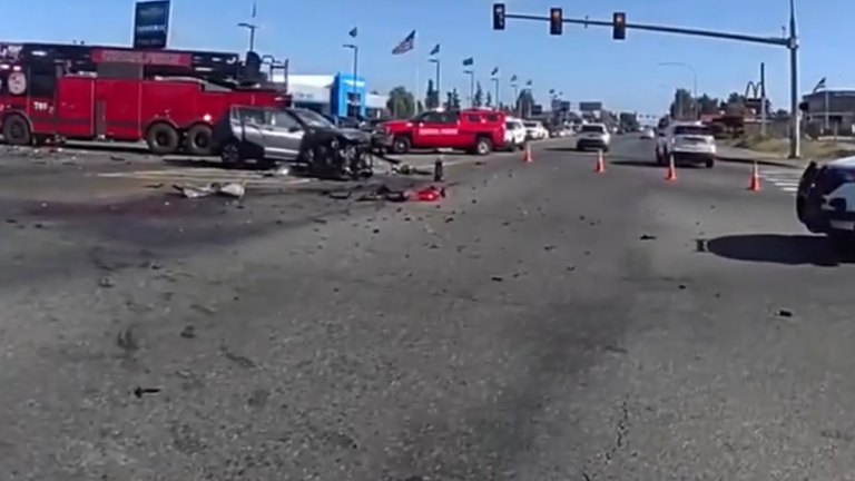 Fleeing Driver Triggers Multi-Car Crash and Fire After Twice Evading ...