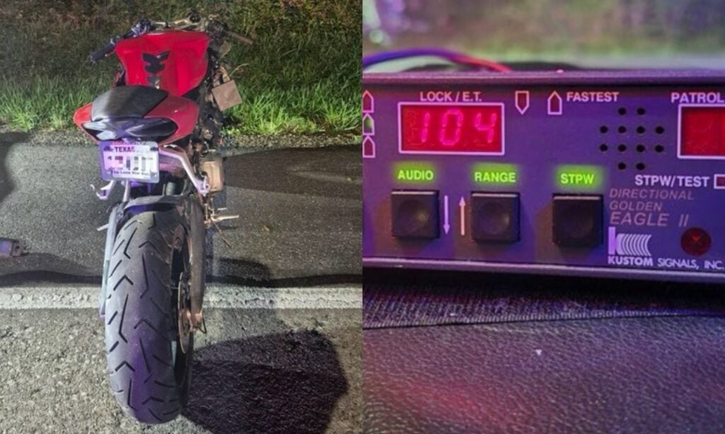 Texas Motorcyclist Hits 104 MPH, Runs From Police, Then Admits He ...